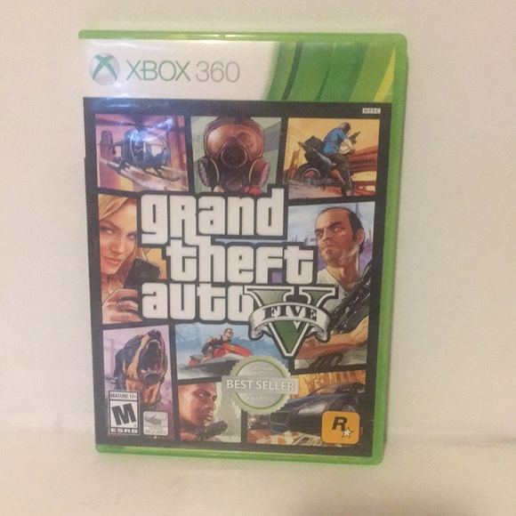 xbox360 | Office | Xbox36 Grand Theft Auto Five 2cd Set Used | Poshmark